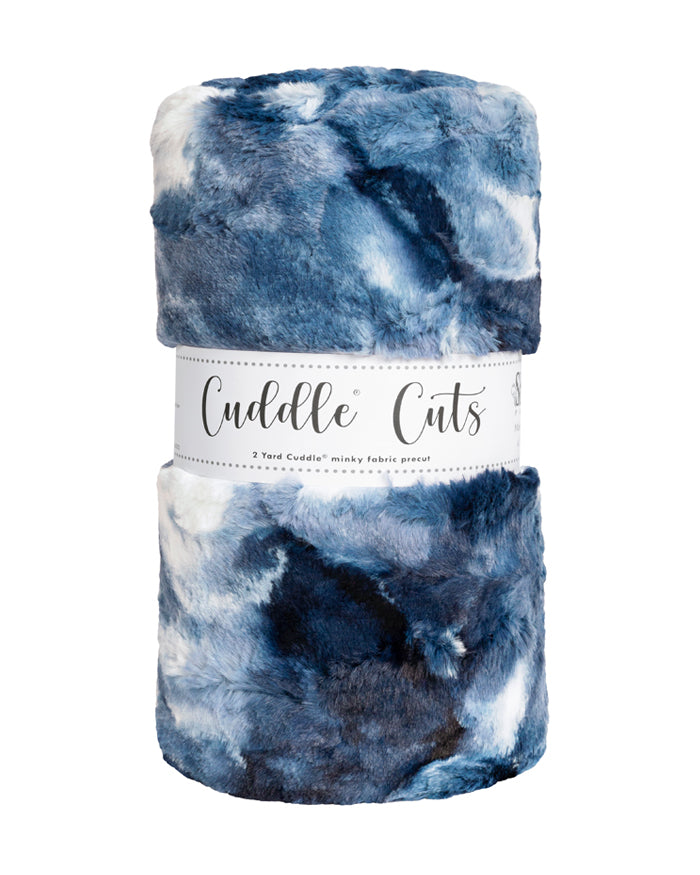 2 Yard Luxe Cuddle® Cut Sorbet Blue Print — Iva's & Company Studio
