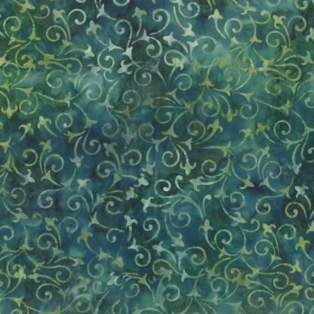 Dark Green Delicate Scroll — Iva's & Company Studio