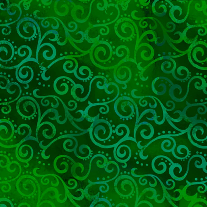 Ombre Scroll Wide-Kelly — Iva's & Company Studio